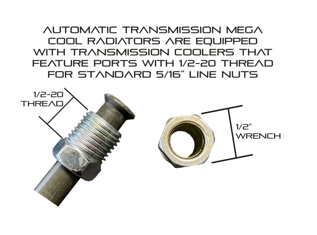 67-70 Mustang Mega Cool Aluminum Radiator Kit Autoworks Parts