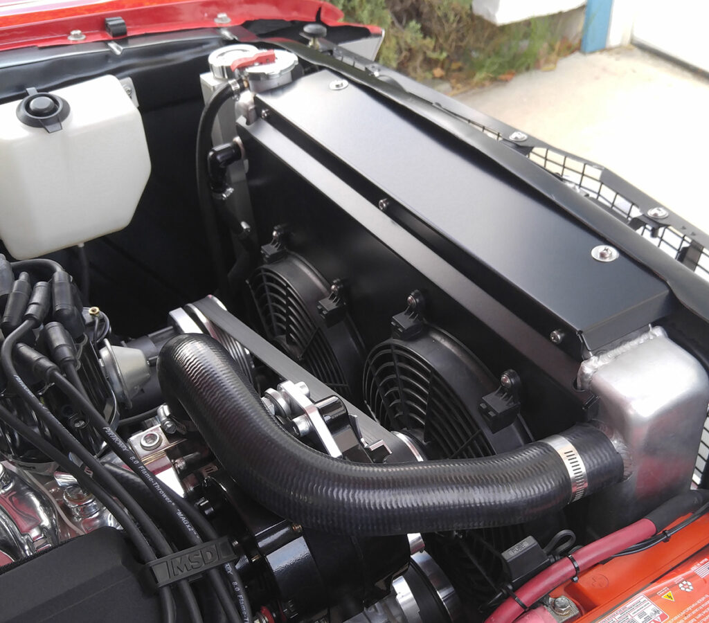 67-70 Mustang Mega Cool Aluminum Radiator Kit Autoworks Parts